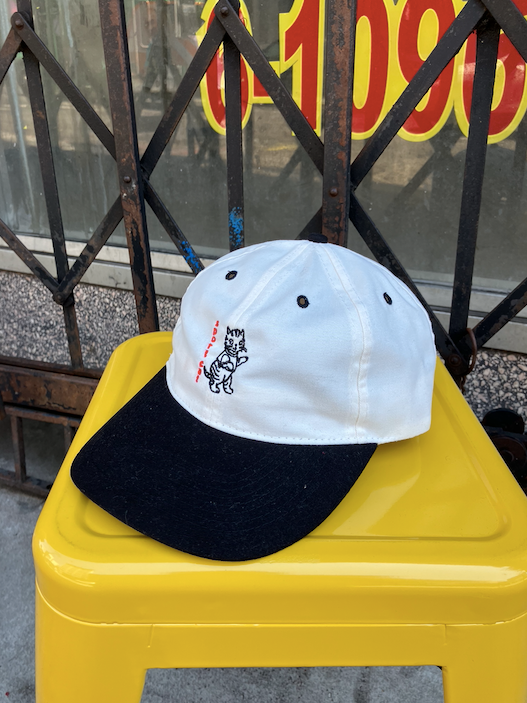 sport cat hat -- cream / ink black– Tilted Brim