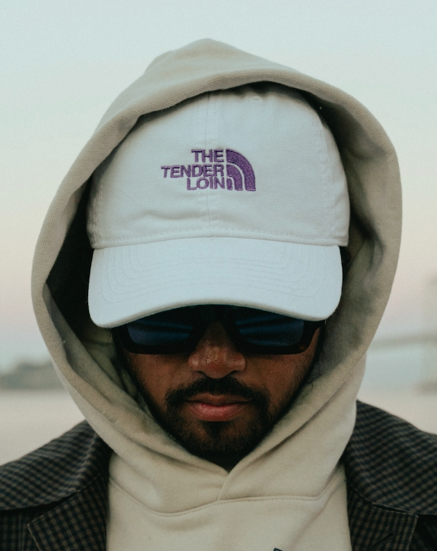 Hats | Half Dome Strap-back | Black– Tilted Brim