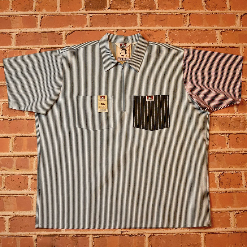Ben Davis X Tilted Brim X Holy Stitch -- Half Zip Shirt (size XXL)